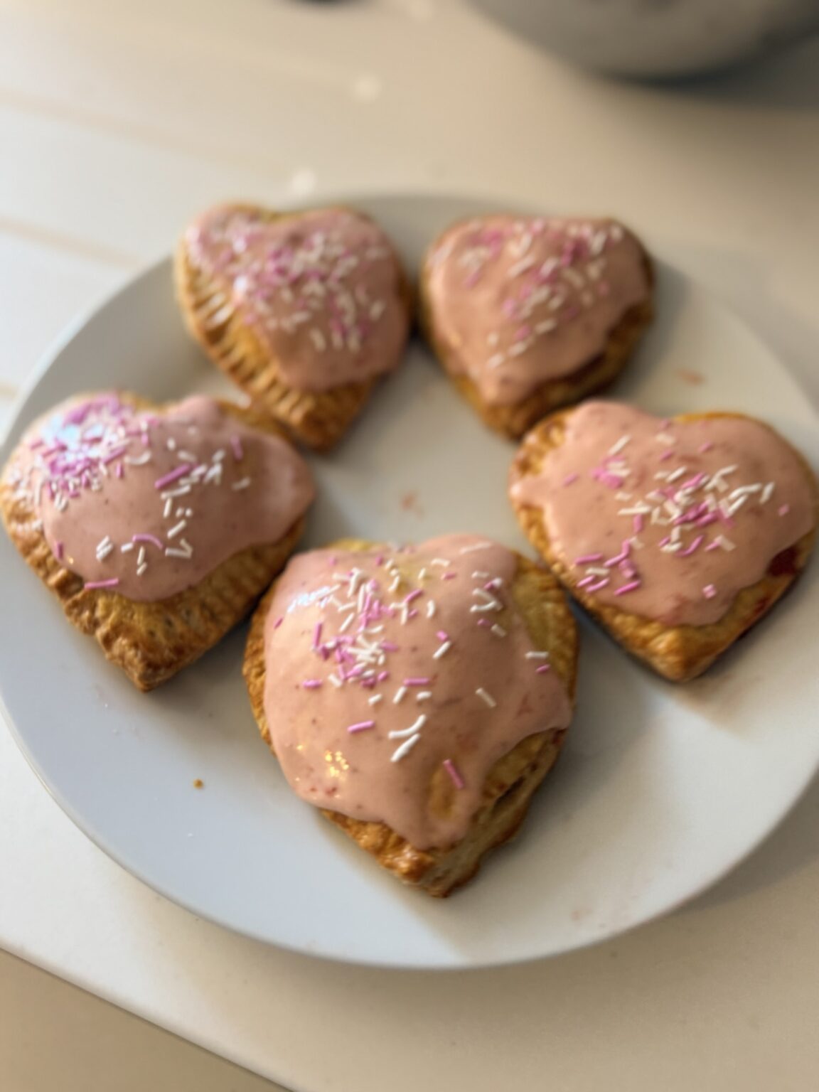 Heart-Shaped Sourdough Pop Tarts (With or Without Discard)